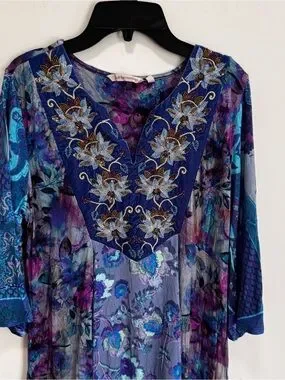 Soft Surroundings | Dresses | Soft Surroundings Cantina Floral Boho ...